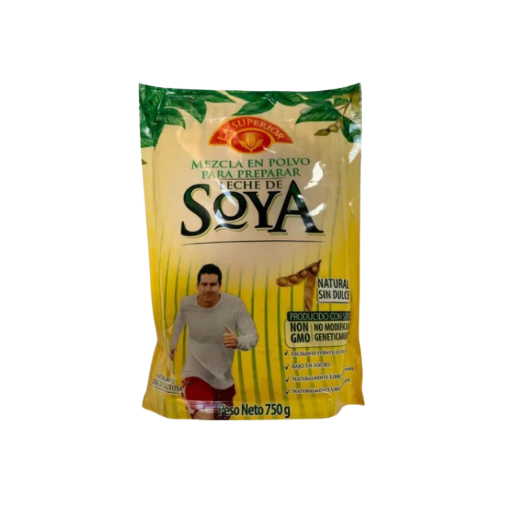 Leche de Soya la Superior Natural sin Dulce – 750g – AlimVida